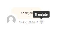 Translate messages